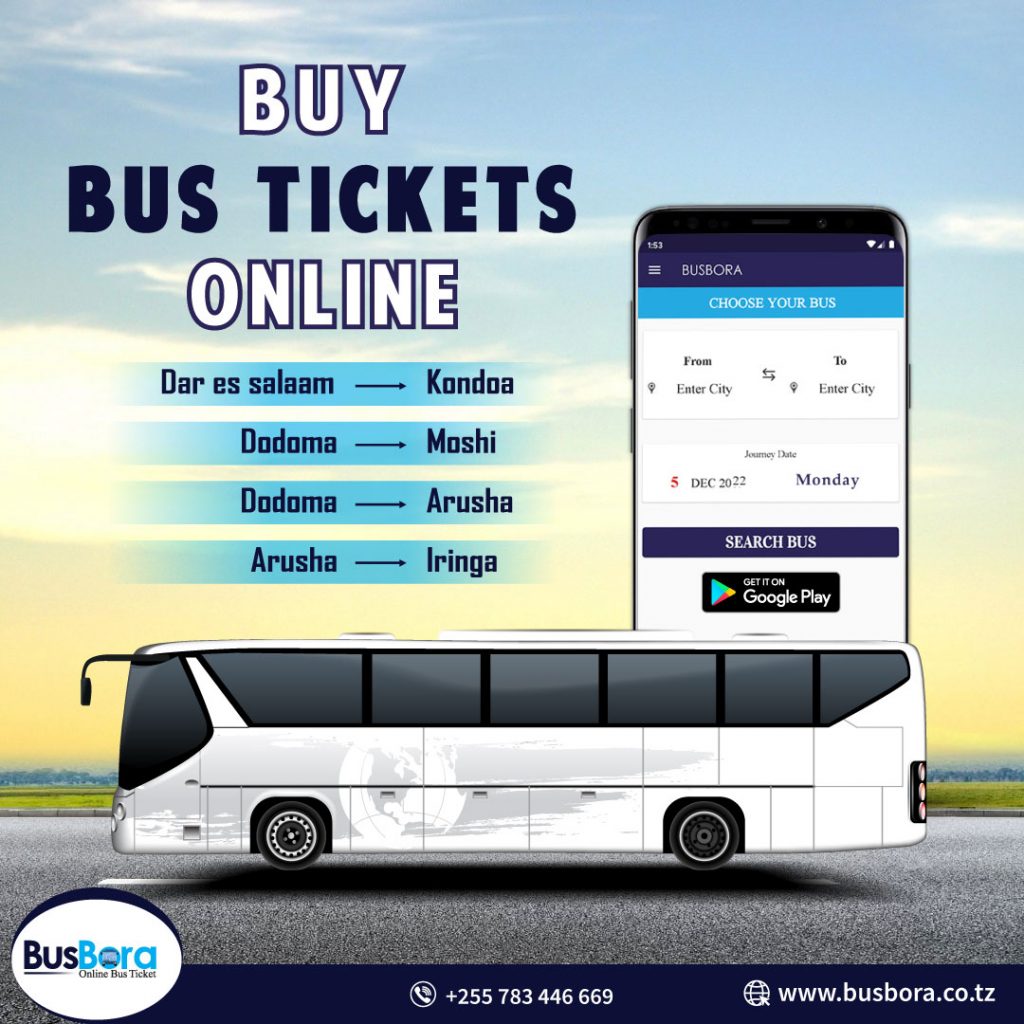 Online Bus Ticket Booking | BusBora - Tanzania Business Directory ...